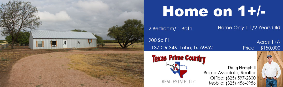 Welcome to Texas Prime Country Real Estate, LLC :: Brady Texas Real ...